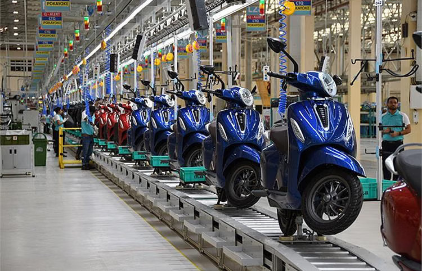 Bajaj Auto indicates a reduction in EV production | Read more