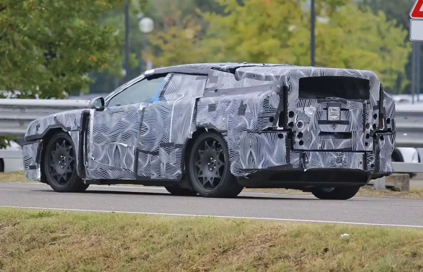 Ferrari EV Test Mule | Design Hidden Under Faux Panels