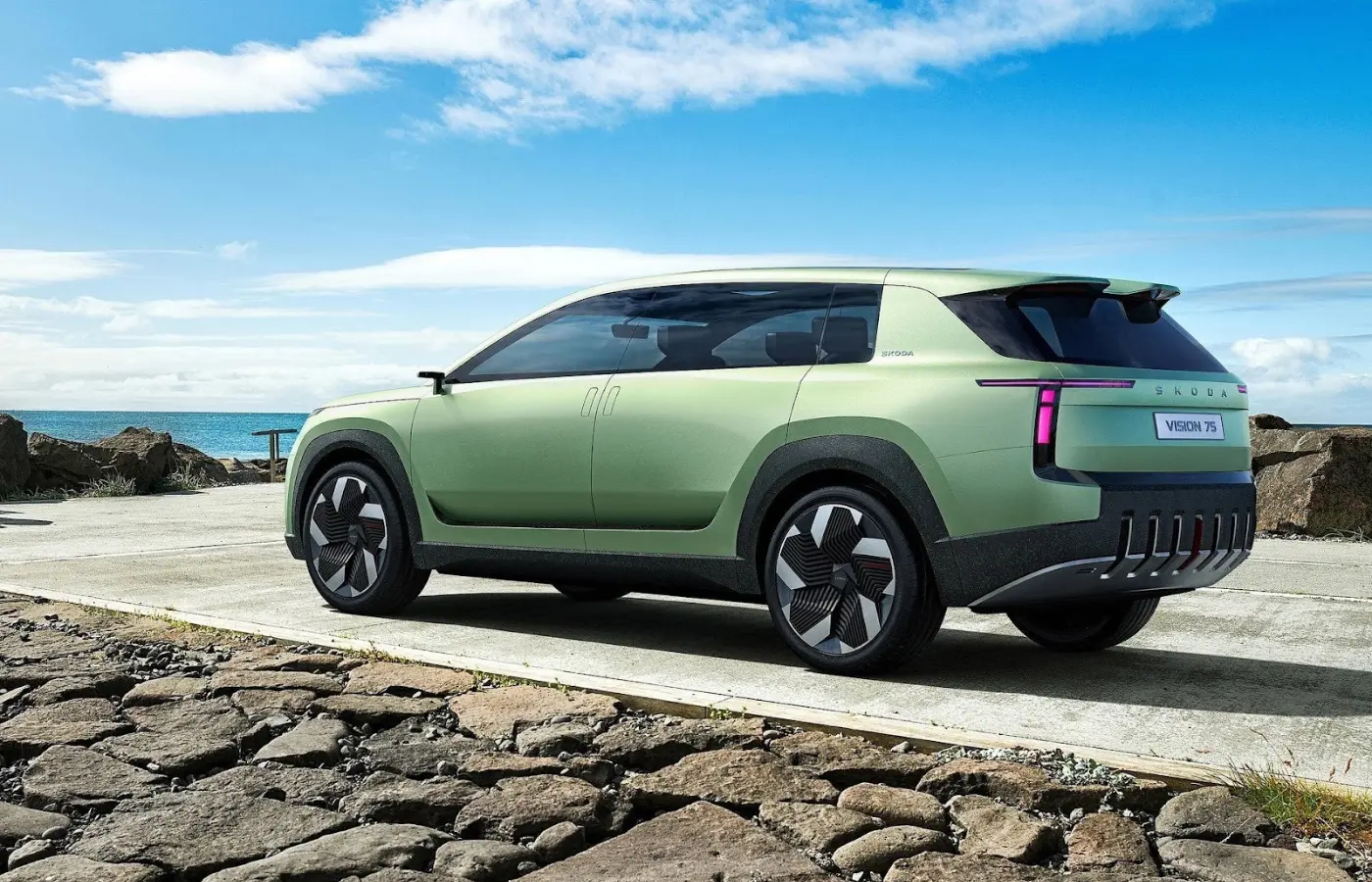 Vision 7S-Based EV to Be Named Peaq | Skoda Premium EV