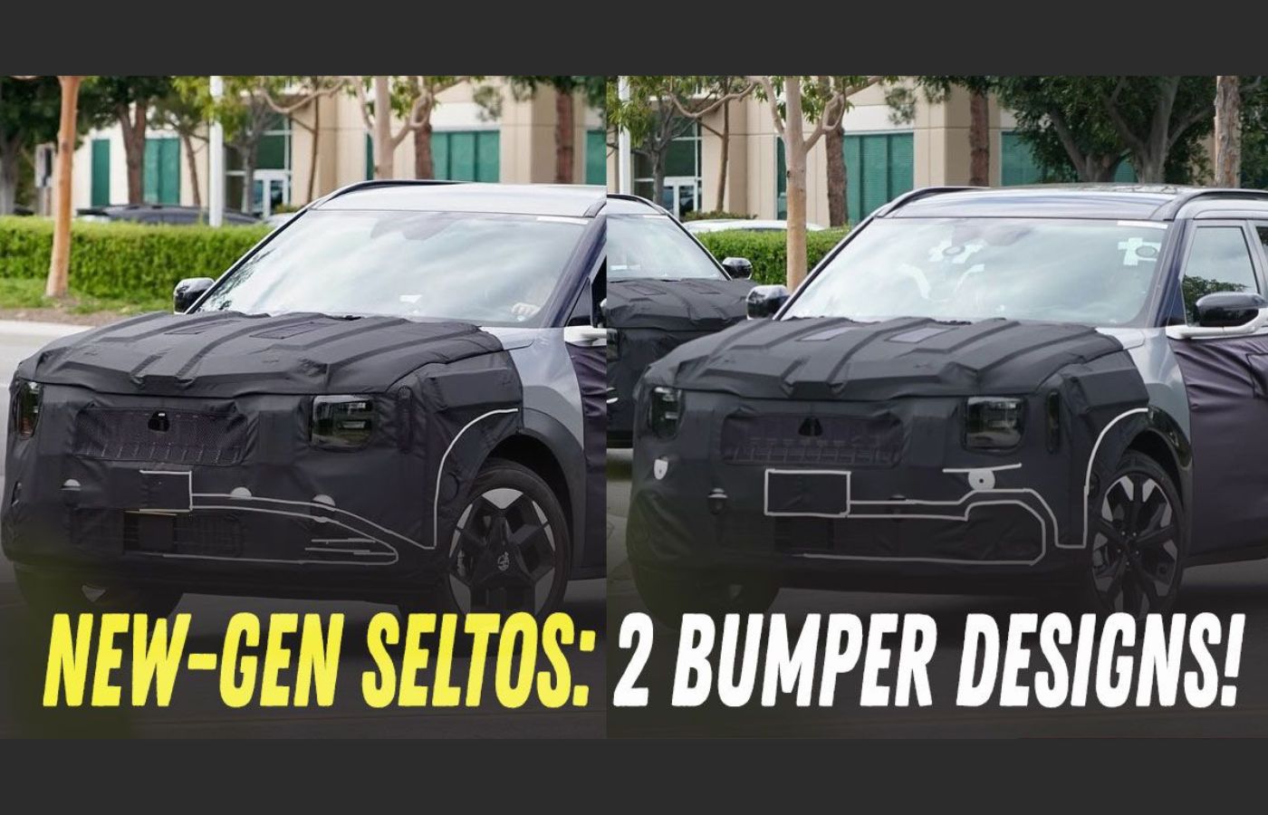 New Looks of Next-Gen Kia Seltos | Two front fascia styles