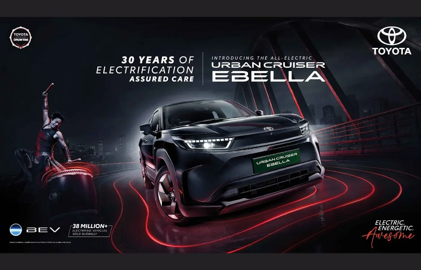 Toyota Urban Cruiser Ebella EV Revealed | Two Battery Options